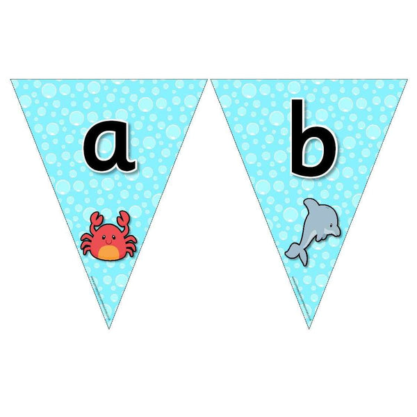 Under the Sea Themed Alphabet Bunting – Primary Classroom Resources