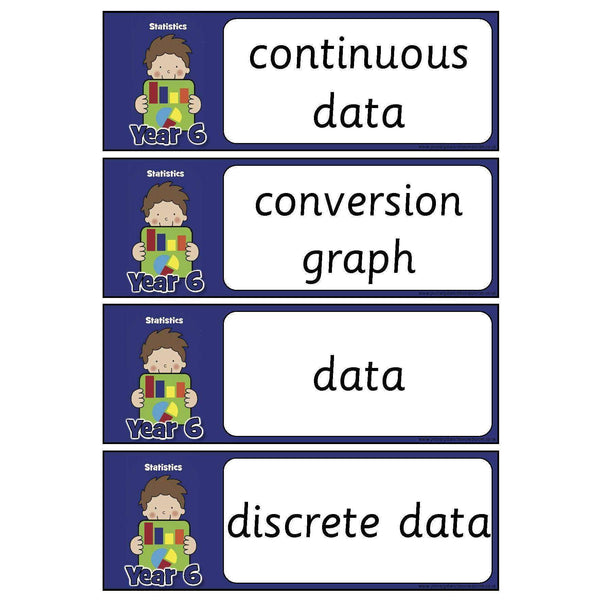 Year 6 Maths Vocabulary - Statistics – Primary Classroom Resources